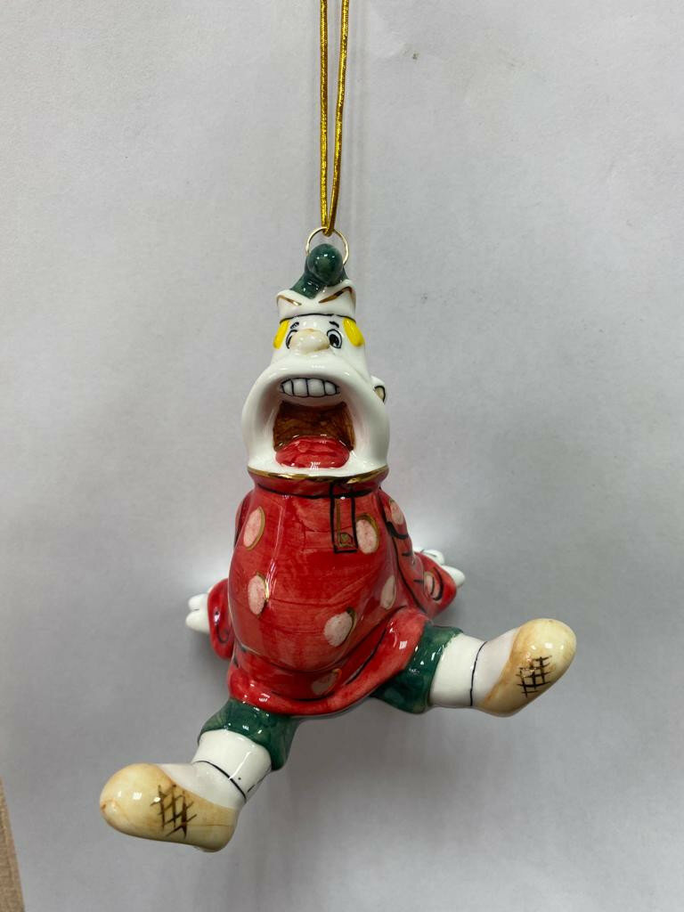 Игрушка на елку Двое из ларца, фарфор