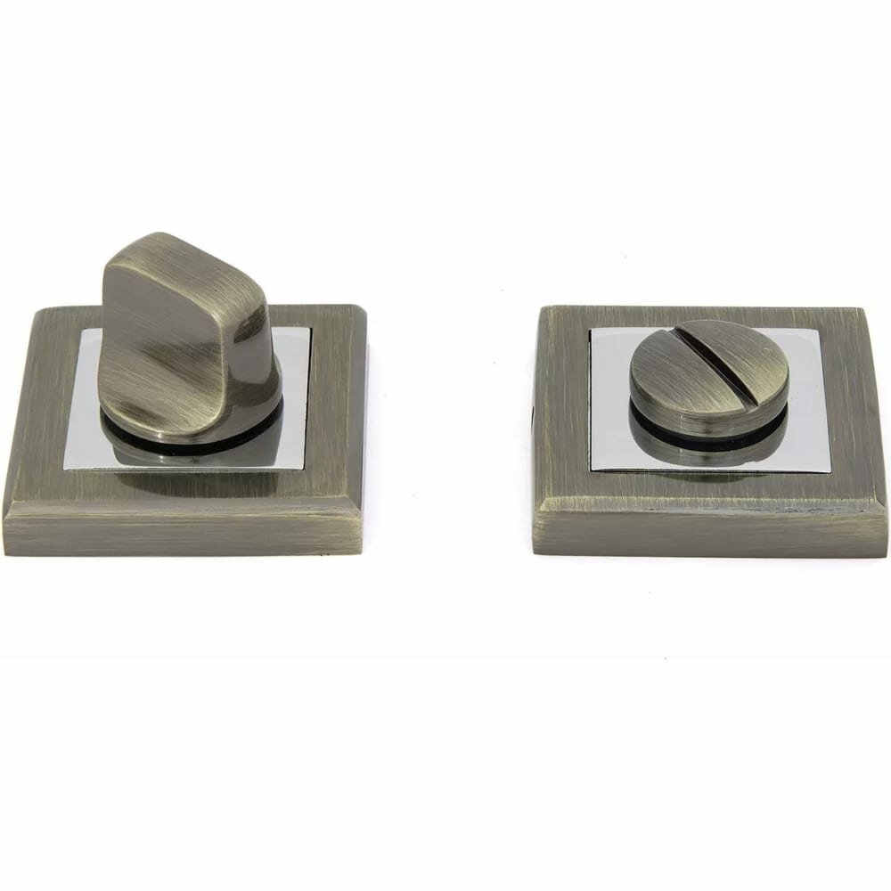 Накладка фиксатор Palladium RS AB/CP BK УТ-00000077, для запирания межкомнатной двери изнутри