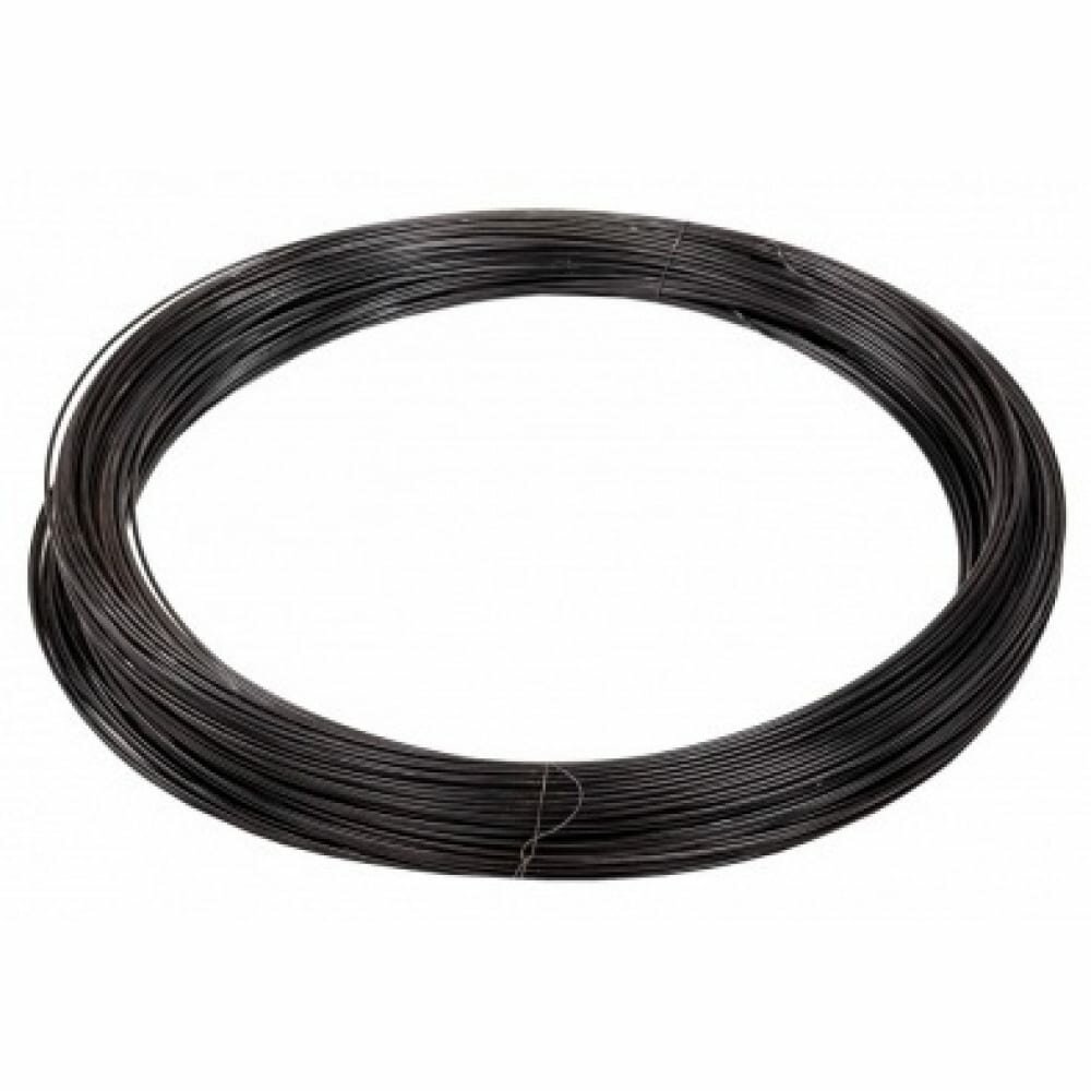 Проволока VOLOKA черная 4 мм, 10 кг, 100 м ПЧ-4-10