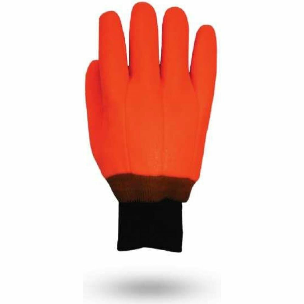 Перчатки Armprotect НМС ПВХ, оранжевый, подкладка х/б, начес, манжет, р10 6000W