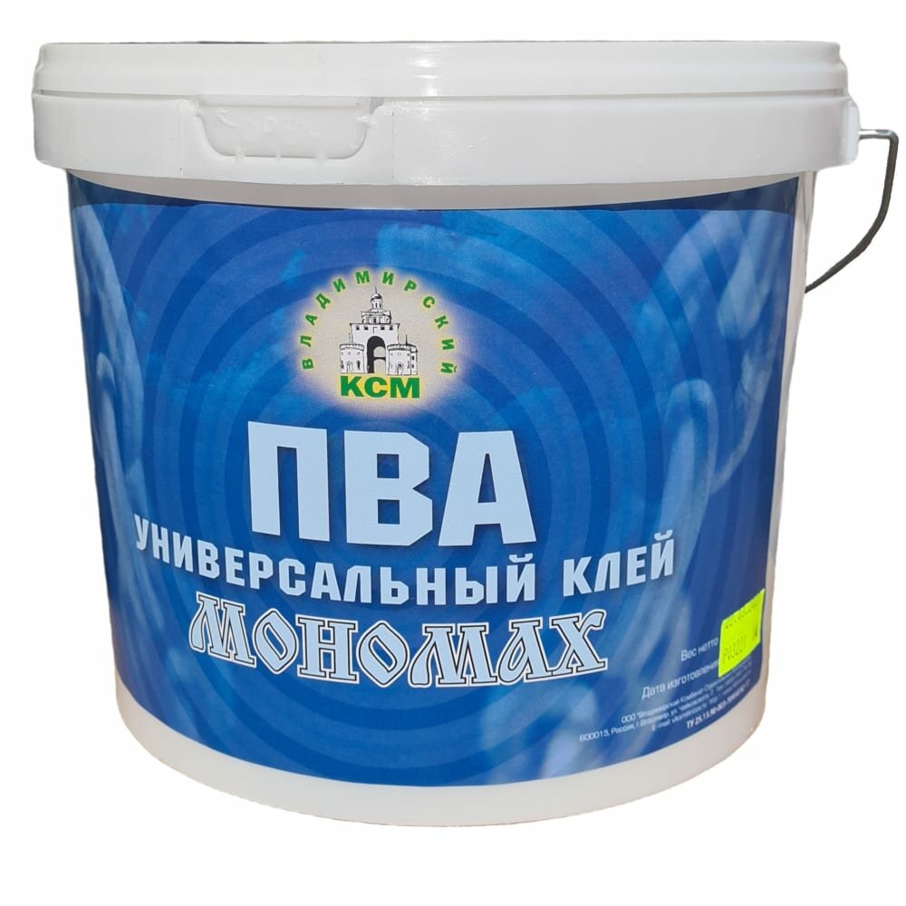Универсальный клей Мономах ПВА 5л 2пвау5б
