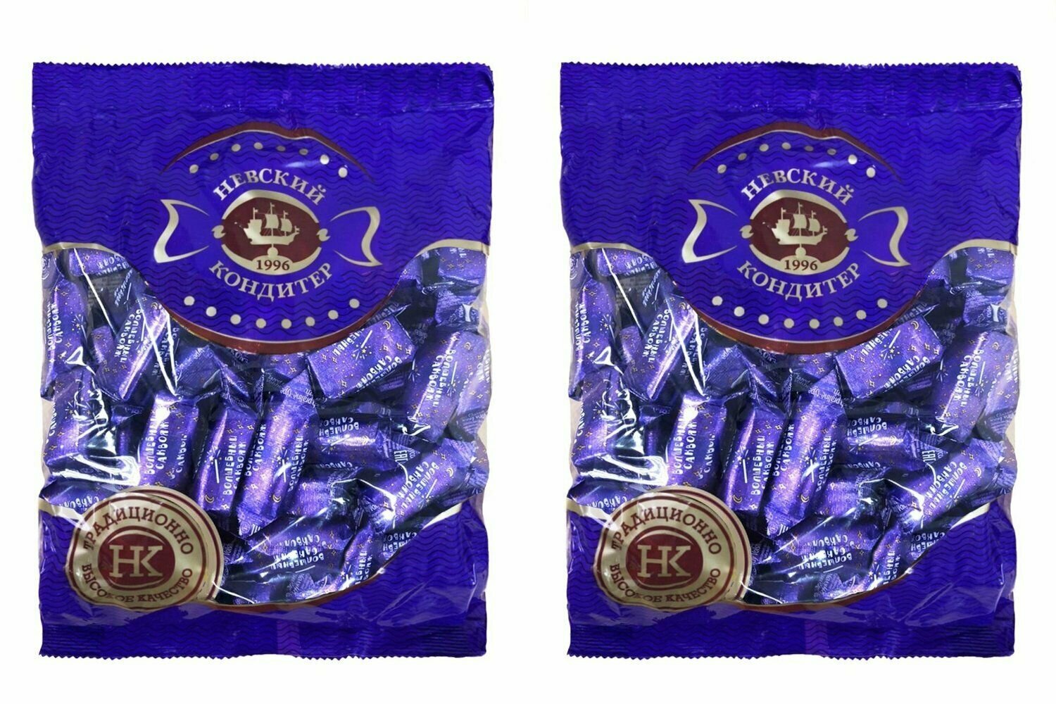 Невский Кондитер Конфеты Волшебный саквояж пралине со сливочным вкусом 1000 г, 2 шт