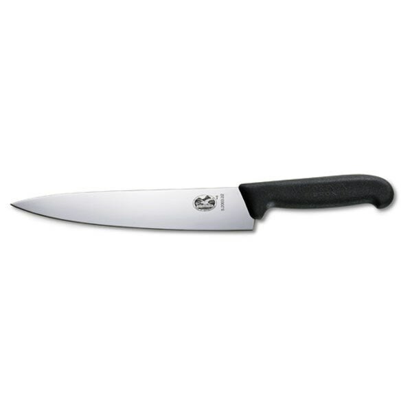 Нож с широким лезвием 31см / черный / fibrox / Victorinox