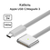 Кабель для Мака MagSafe3, USB-C, магнитный, с подсветкой, 1.8 м