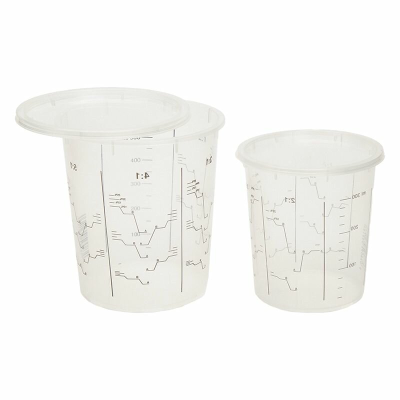 Стакан мерный 400мл с крышкой