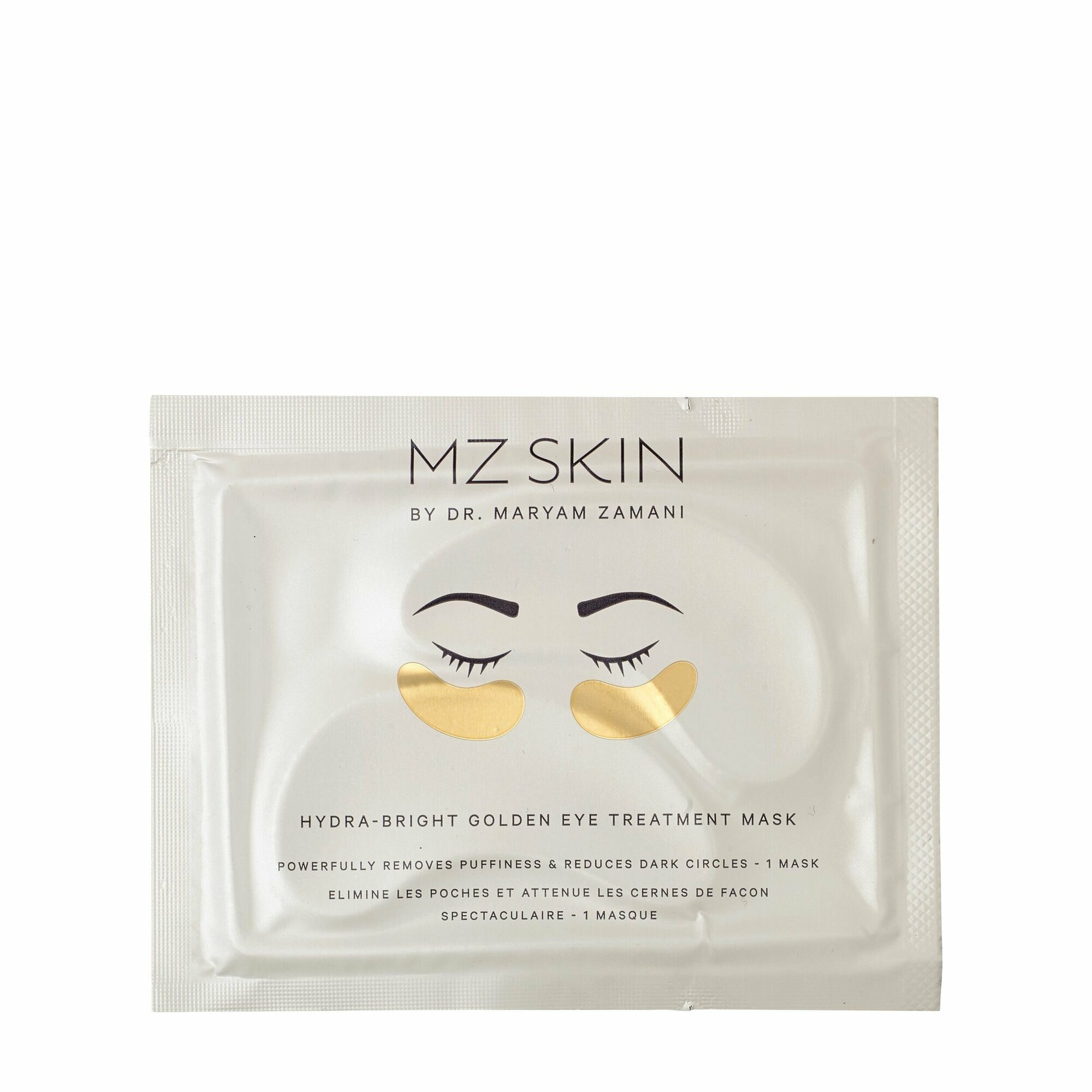 MZ SKIN Hydra-Bright Golden Eye Treatment Mask х 5 Masks - набор увлажняющих масок для кожи вокруг глаз, придающих сияние 5 шт