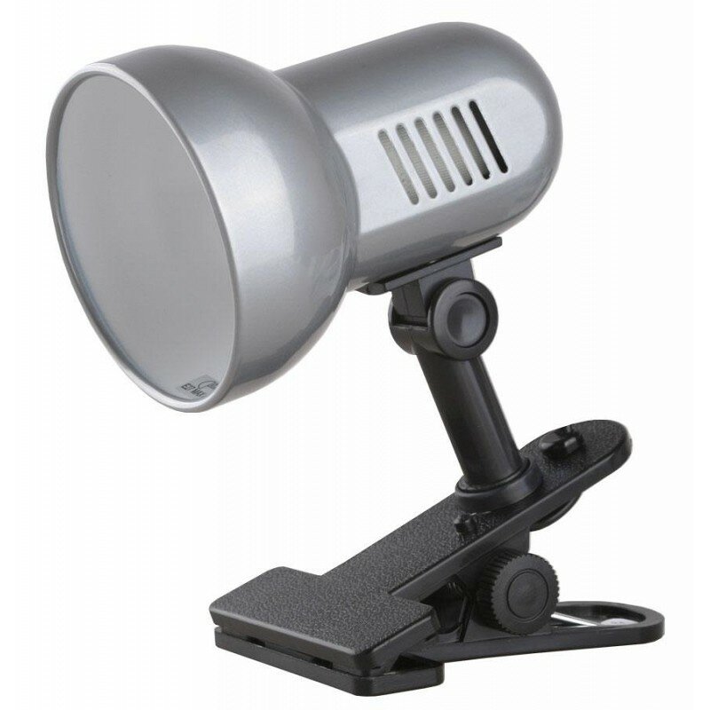 Camelion H-035 С03 серебро (Светильник прищепка, метал, 230В, 40Вт), цена за 1 шт.