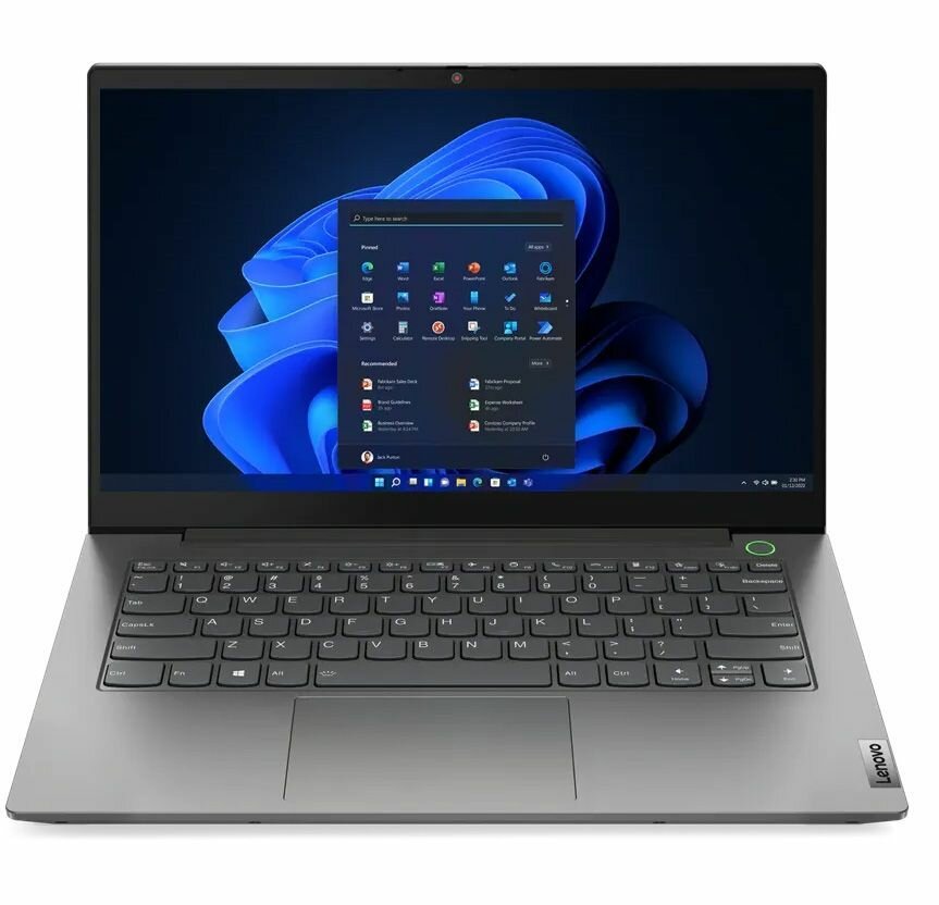 Ноутбук Lenovo ThinkBook 14 Gen 4 ABA 14", AMD Ryzen 3 5425U, 16Гб, 512Гб SSD, Windows 11 Pro, серый (21DKA084IX)
