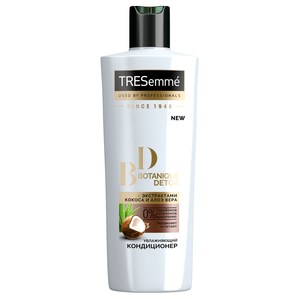 Кондиционер для волос TRESEMME Botanique Detox увлажняющий, без силиконов, 400мл