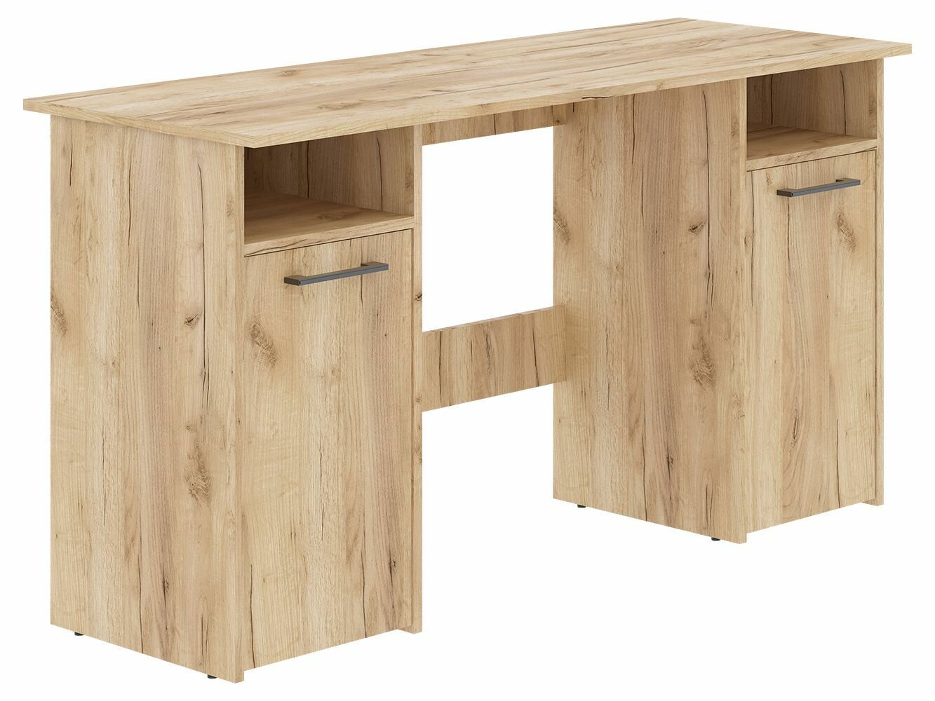 Стол письменный Пирамида "Фронда-9", Дуб крафт золотой, ЛДСП