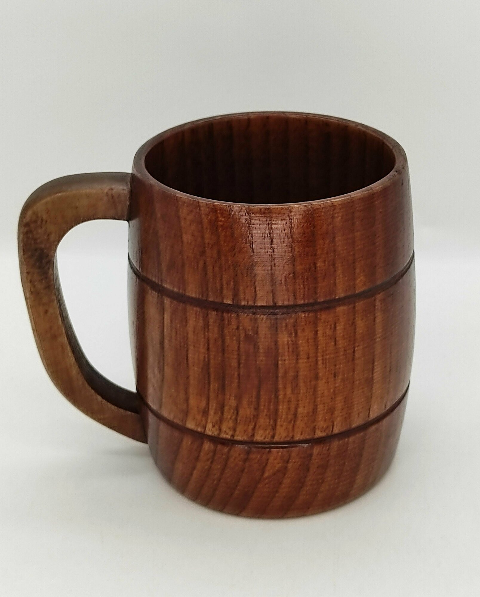 Классическая деревянная кружка, 250 мл / Кружка для бани деревянная, подарочная/ Кружка для кваса/ Чайная серия