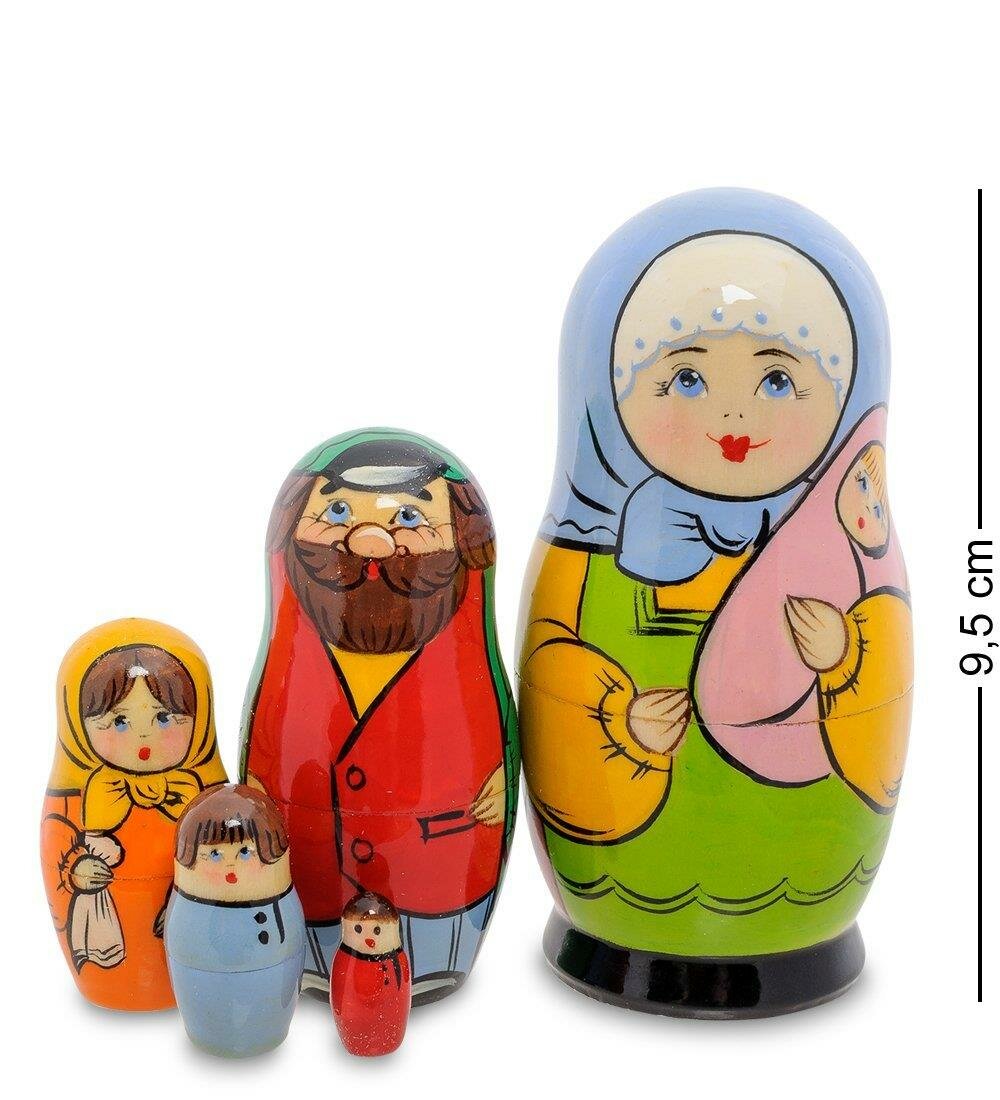 Матрешка 5м "Манютка" СП A2079126 Народные промыслы, Дерево липа, краски, лак