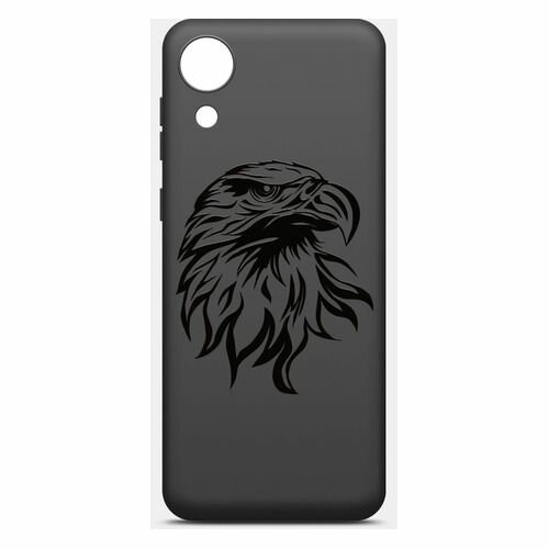 Чехол (клип-кейс) BORASCO ArtWorks, для Samsung Galaxy A03 Core, противоударный, черный/рисунок [51065]