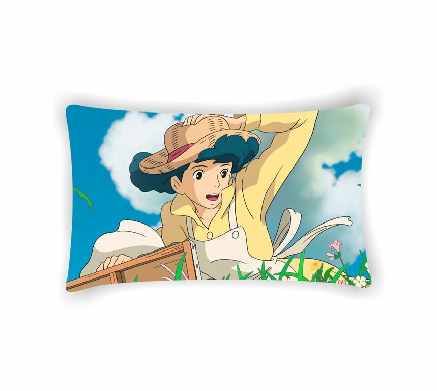 Подушка Ветер крепчает, The Wind Rises №21, Картинка с двух сторон
