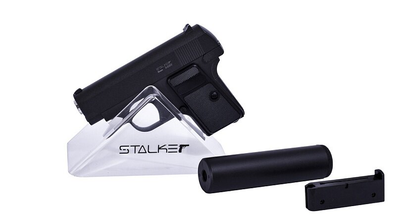 Пистолет Пневматический Stalker Sa25S Spring (Colt 25) +Пбс, К.6Мм