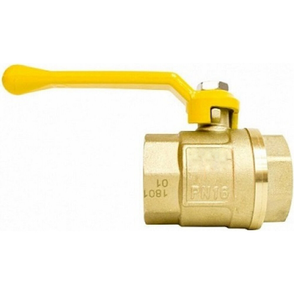 Шаровой кран STI для газа Ду15 Ру16 муфтовый (муфта-муфта) рычаг D170-00044