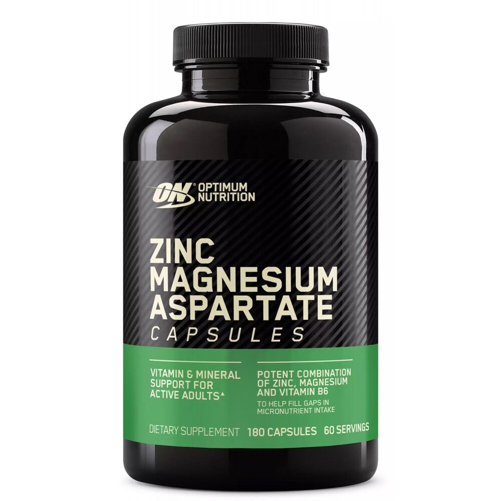 Optimum Nutrition Zinc Magnesium Aspartate Capsules (ZMA), 180 капсул