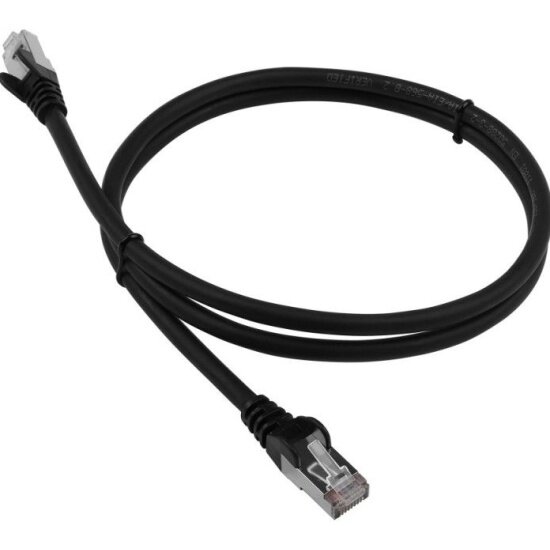 Патч-корд Lanmaster LSZH FTP кат.6, 7.0 м, черный