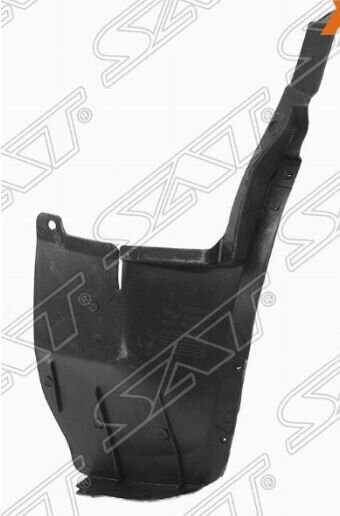 Подкрылок SAT 96648675, для Chevrolet Aveo, Ravon Nexia, задняя ось, черный
