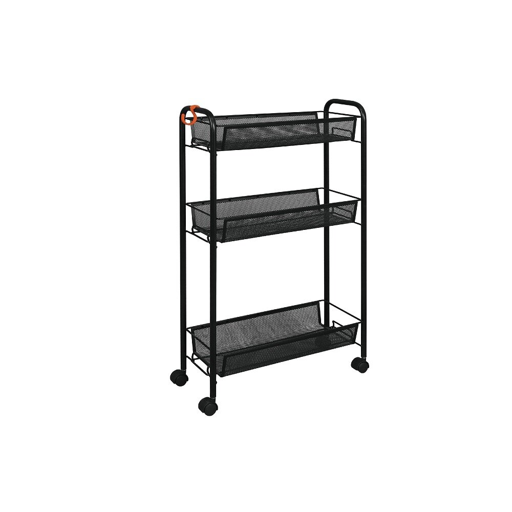 Этажерка для хранения вещей Л1К 44х17х75,5см черный