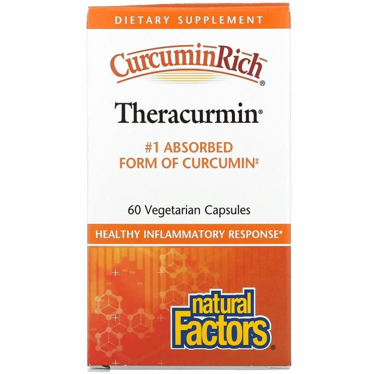 CurcuminRich Theracurmin капс, пищевая добавка, 90 г, 60 шт.