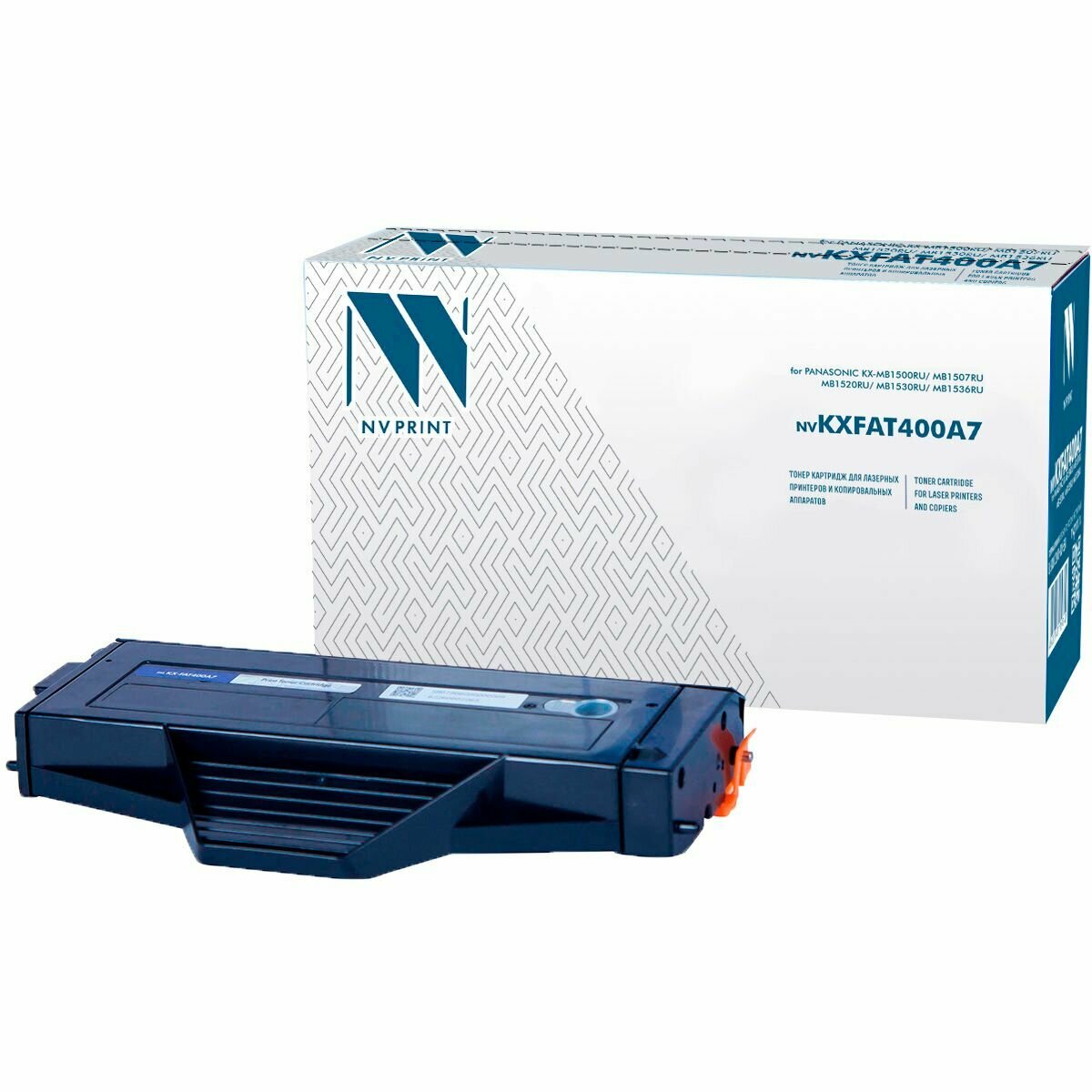 Картридж NV Print KX-FAT400A7 / FAT400A7 для Panasonic KX-MB1500RU / MB1507RU / MB1520RU / MB1530RU / MB1536RU, черный, совместимый