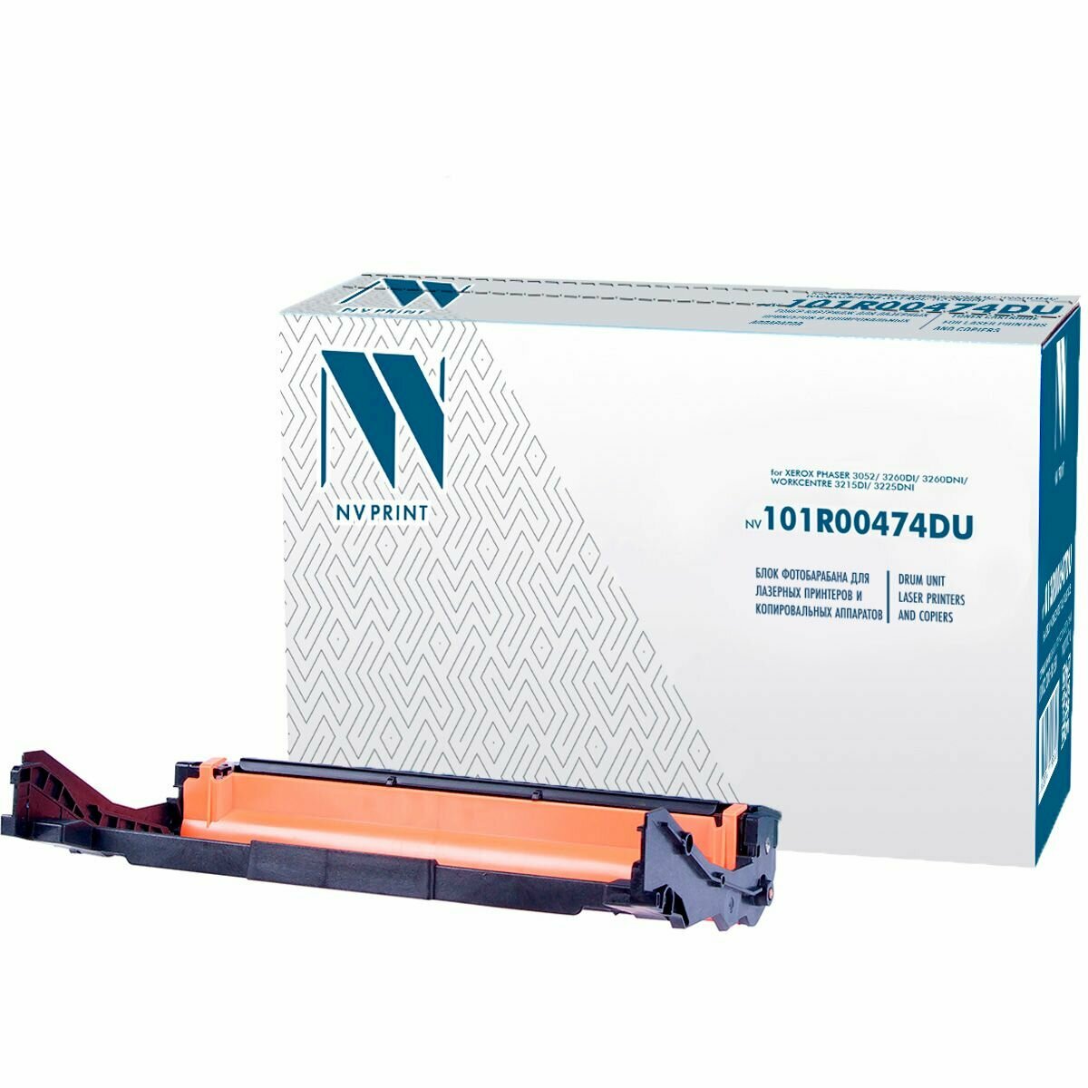 Блок фотобарабана NV Print 101R00474DU / 101R00474 для Xerox Phaser 3052 / 3260DI / 3260DNI / WorkCentre 3215DI / 3225DNI, совместимый