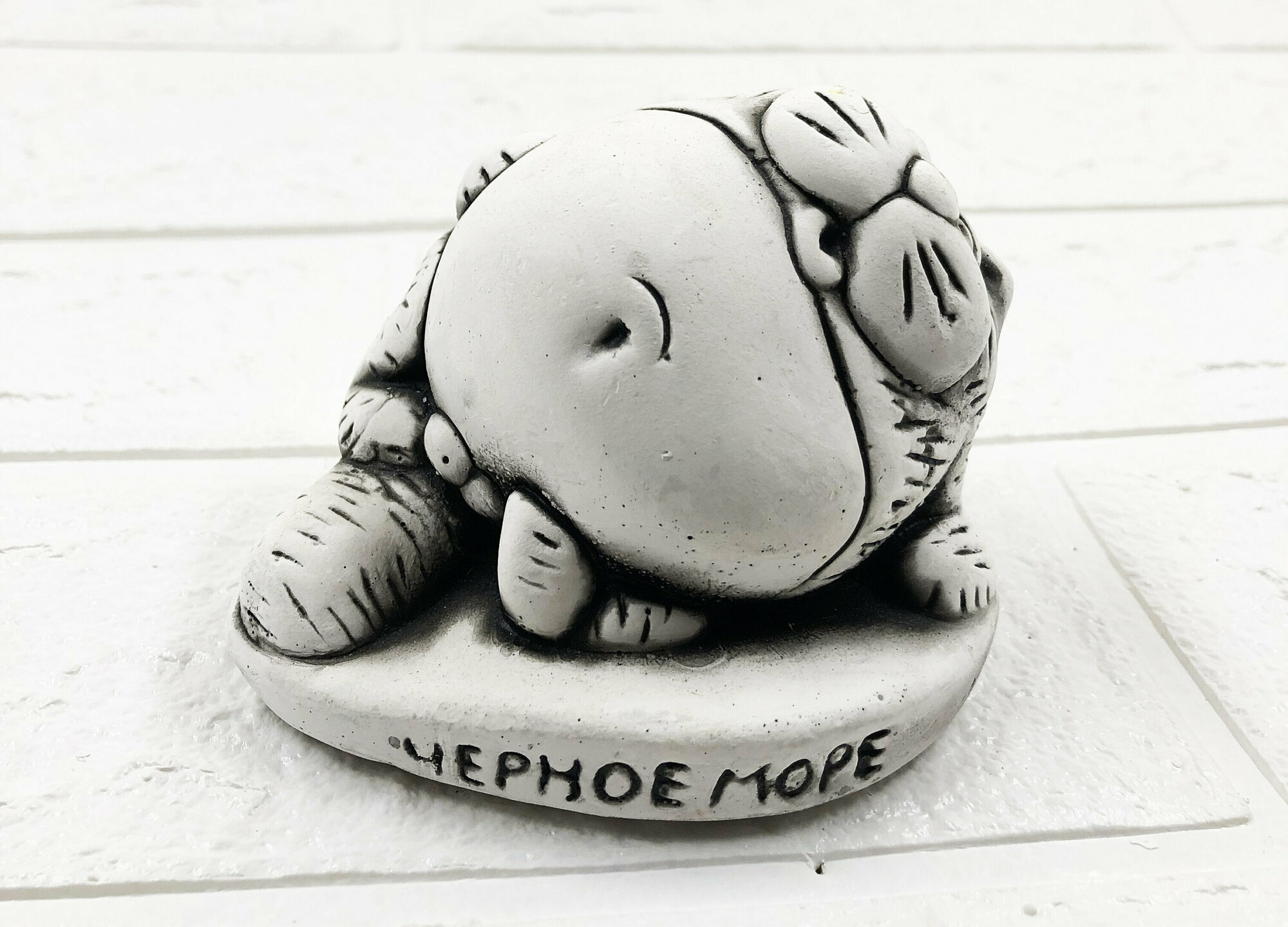 Статуэтка "Ленивый кот", белый, 7х9х7, ARTVACH