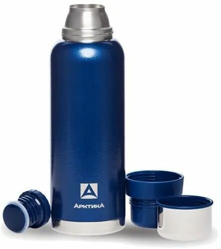 Термос бытовой вакуумный "Арктика"1200 мл(для напитков) синий 106-1200-BL