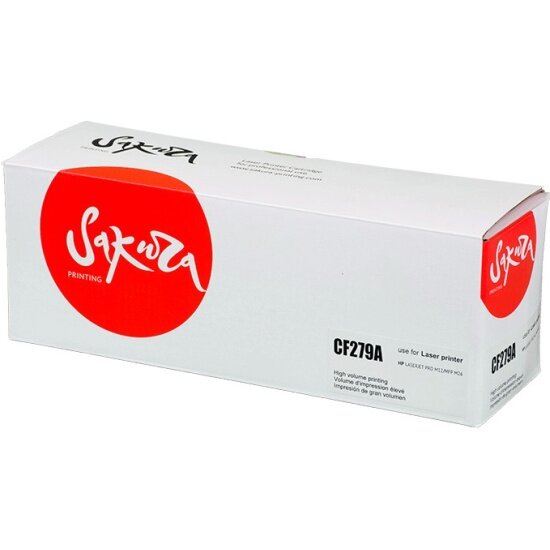 Картридж Sakura Printing Sakura CF279A (79A) для HP MFP-M12/MFP-M26, черный, 1000 к.