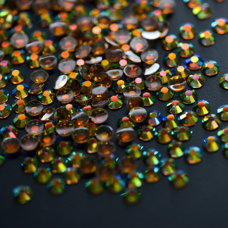 Стразы DMC Resin (ок. 800 шт.) холодной фиксации, цвет Clear Coffeе АВ, размер SS20 4.6-4.8 мм
