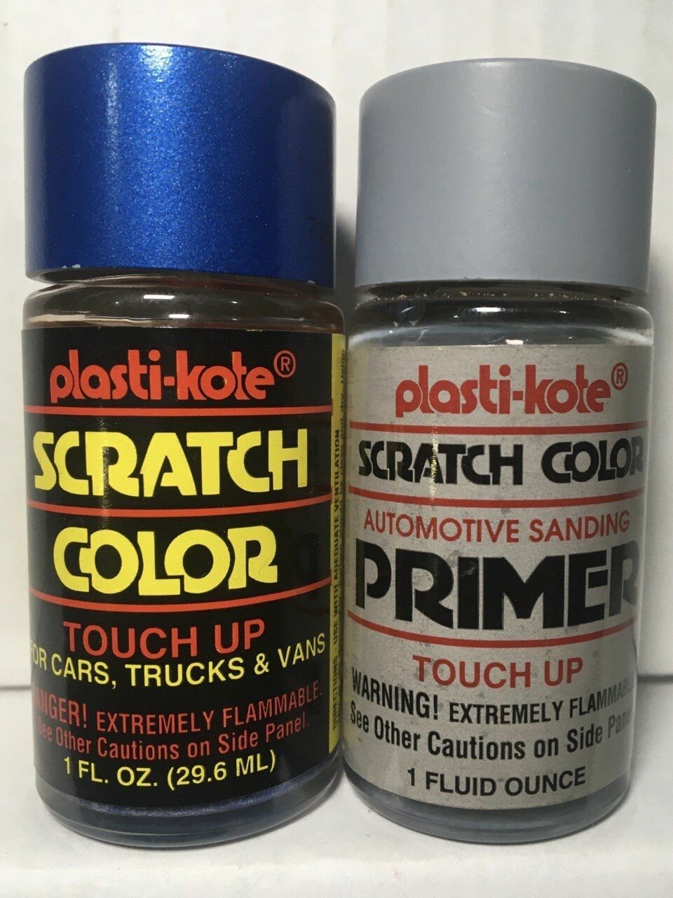 Краска 418 Голубая планета + Грунт Серый набор PLASTI-KOTE (30 мл) (с кисточкой) +(30 мл) (с кисточкой)