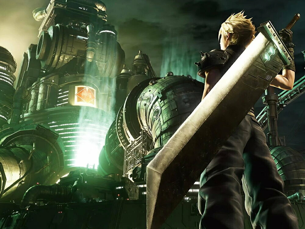 Плакат, постер Final Fantasy 7 на бумаге, размер 42х60см