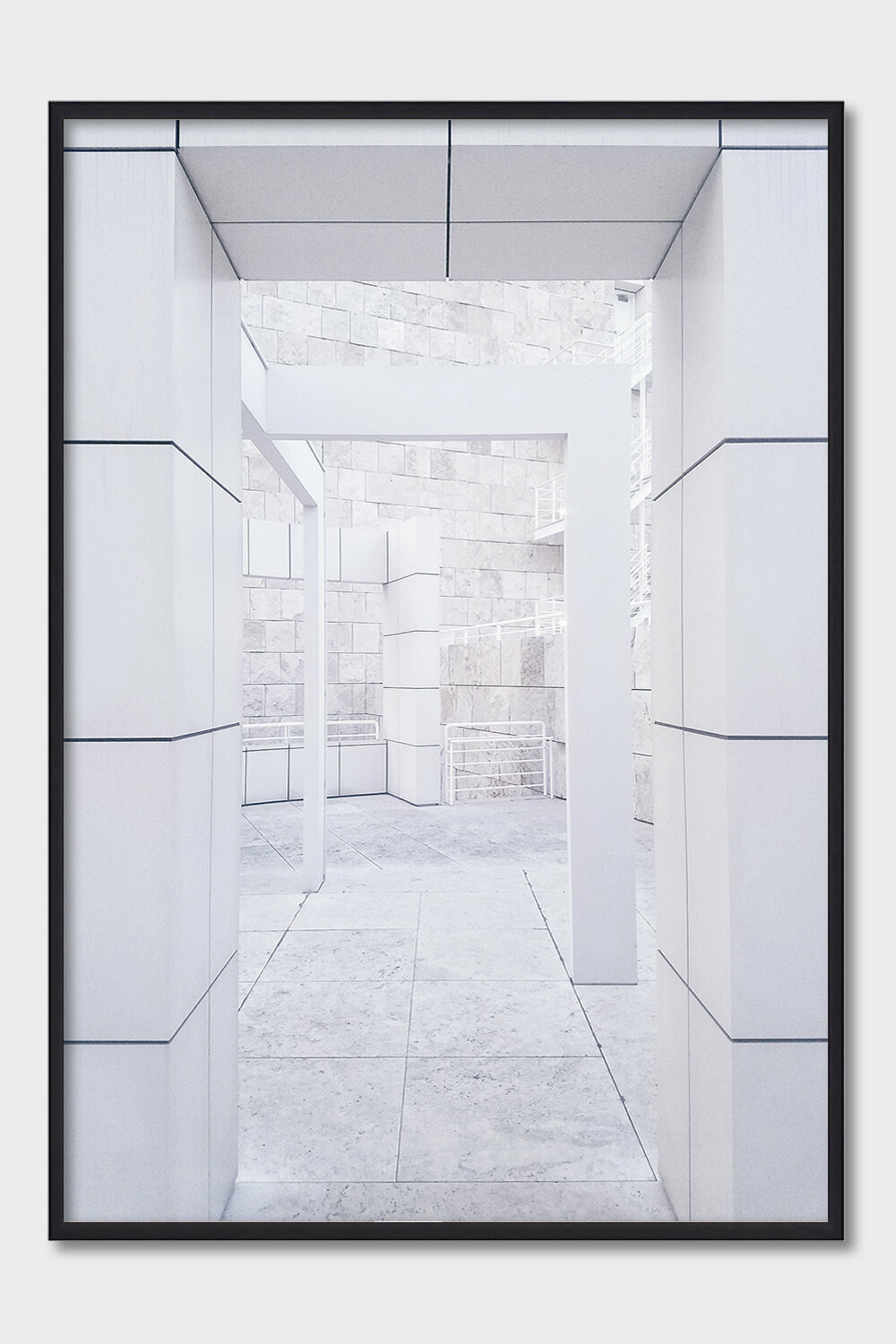 Постер для интерьера Postermarkt, 40х50 см в черной рамке, Архитектура #67