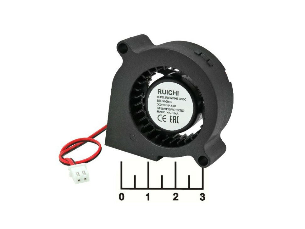 Вентилятор 24V 0.10A 50*50*19мм RQR50190B
