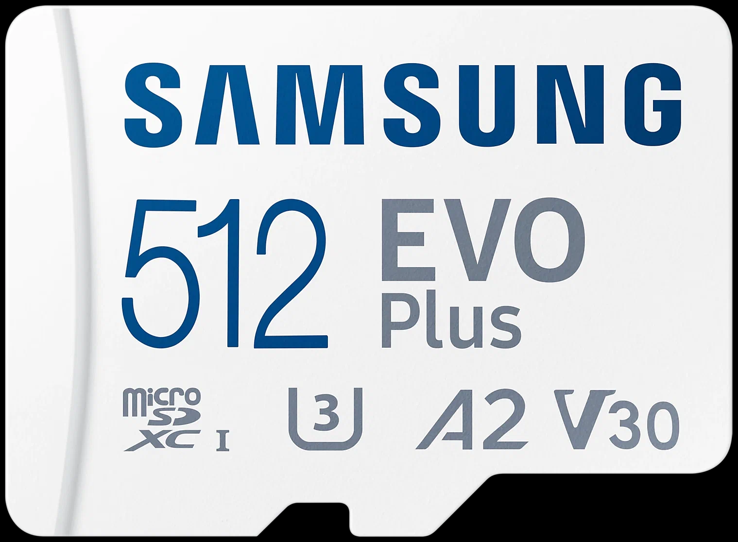 Карта памяти Samsung microSDXC 512 ГБ Class 10, V30, A2, UHS-I U1, R 130 МБ/с, адаптер на SD, 1 шт, белый