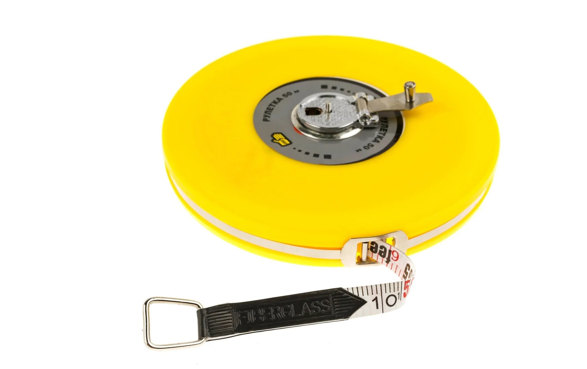 Рулетка 50мх13мм, пластмассовый корпус, фиберглассовая лента "888"