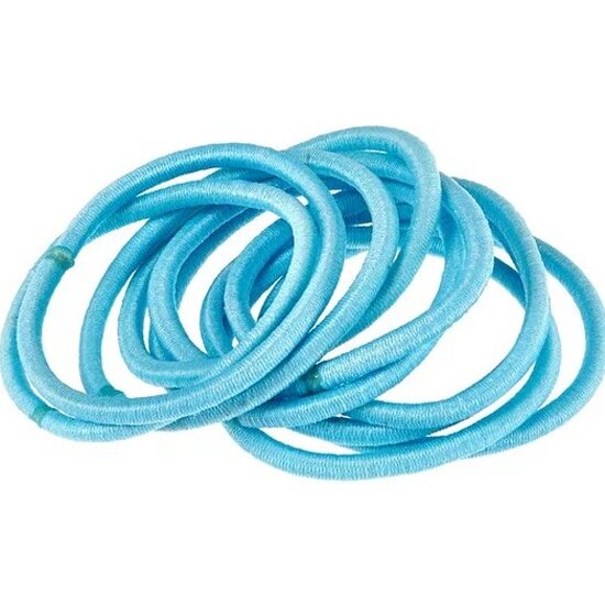 Резинки для волос Bradex AS 1104 голубой, 10 шт