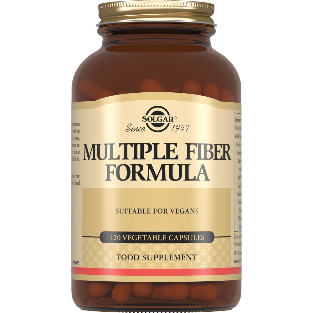 БАД Solgar Капсулы "Мульти формула пищевых волокон", 120 шт. Multiple Fiber Formula