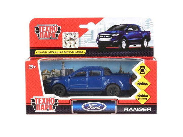 Внедорожник Ford Ranger, 12 см, синий