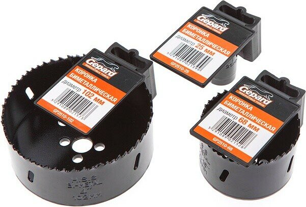 Коронка биметаллическая d 70 мм GEPARD (GP2510-70)