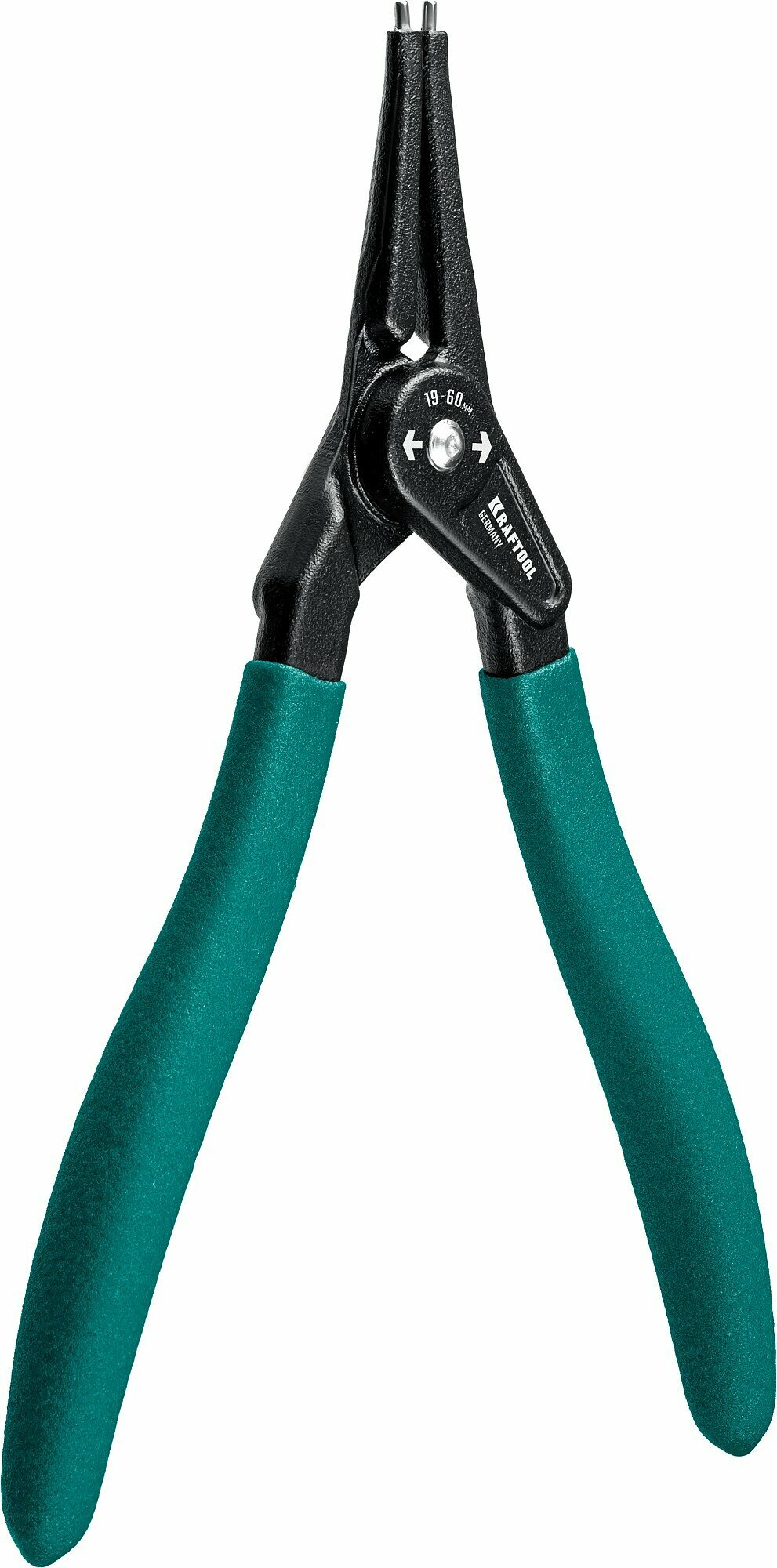 Съемник стопорных колец KRAFTOOL, 180 мм, прямые губки, внешний 22812-3