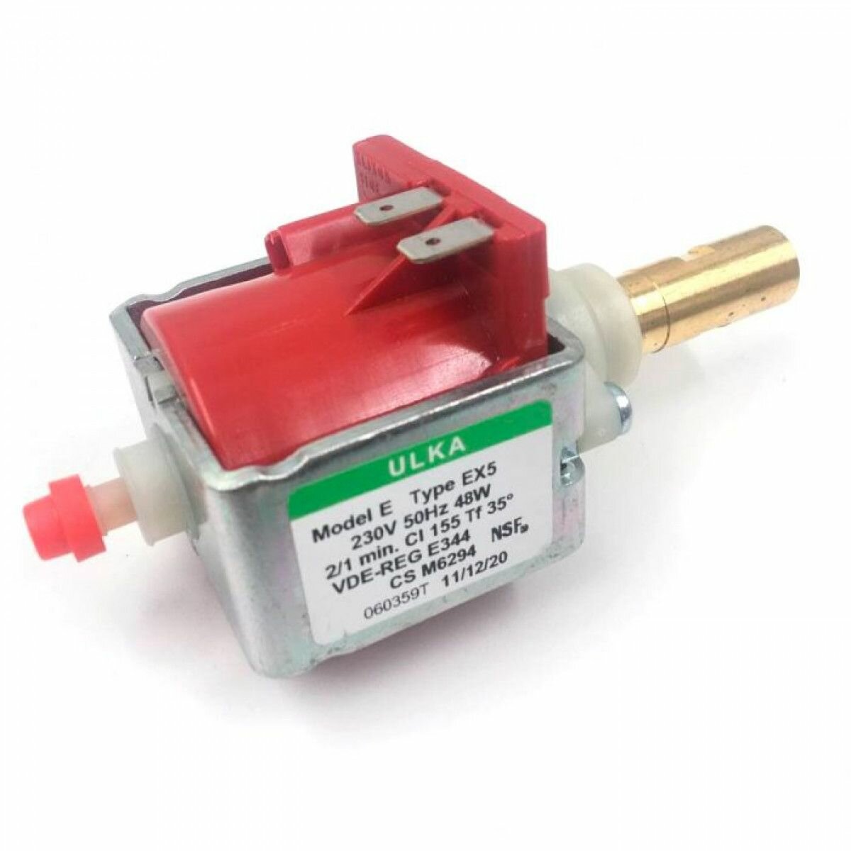 Помпа кофемашины/моющего пылесоса ULKA 48W, EX5 650cc/min 15bar -jua