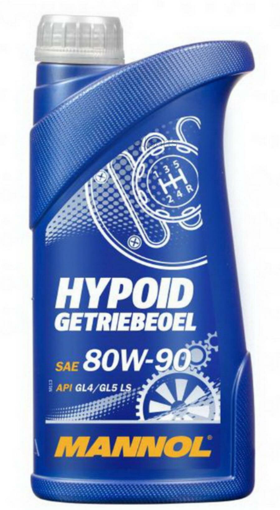 MANNOL MN8106-1 8106 MANNOL HYPOID GETRIEBEOEL 80W90 1 л. Трансмиссионное масло 80W-90