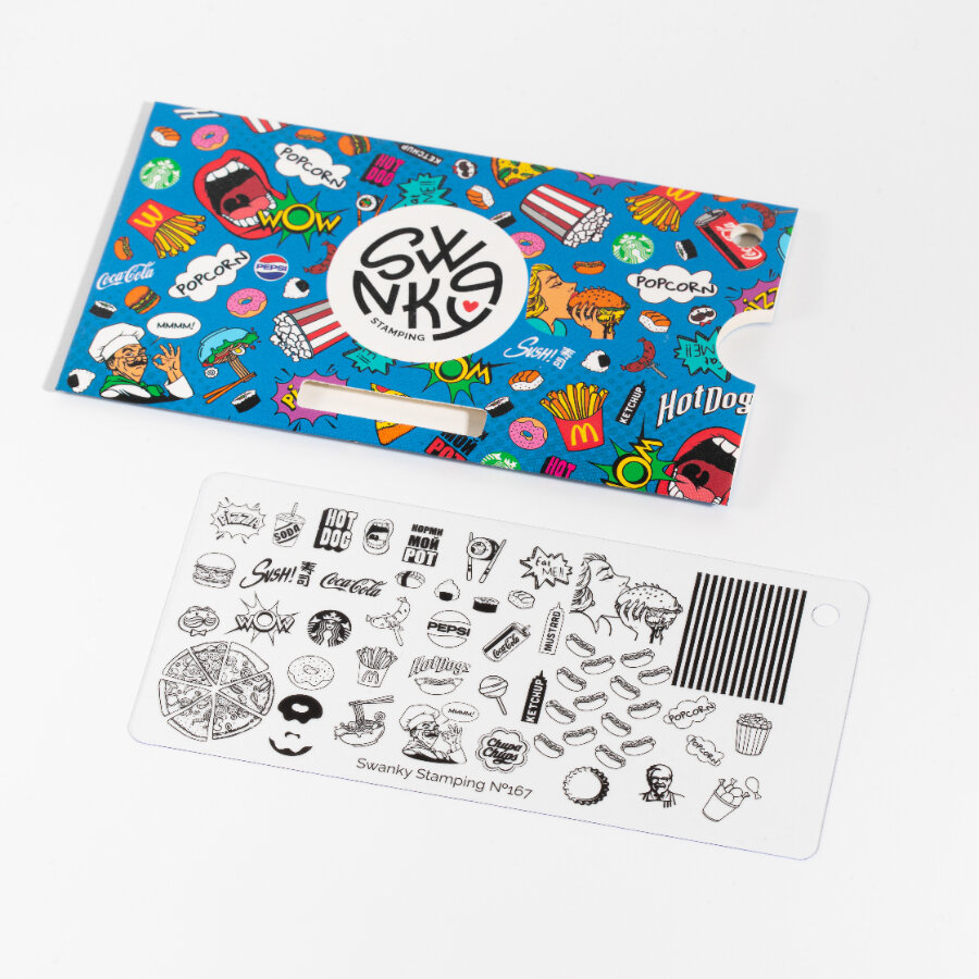 Пластина для стемпинга Swanky Stamping №167