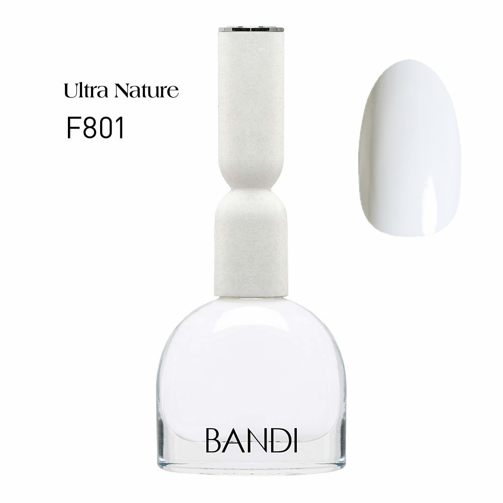 Лак для ногтей BANDI Ultra Nature, Milk White, F801s, 10 мл