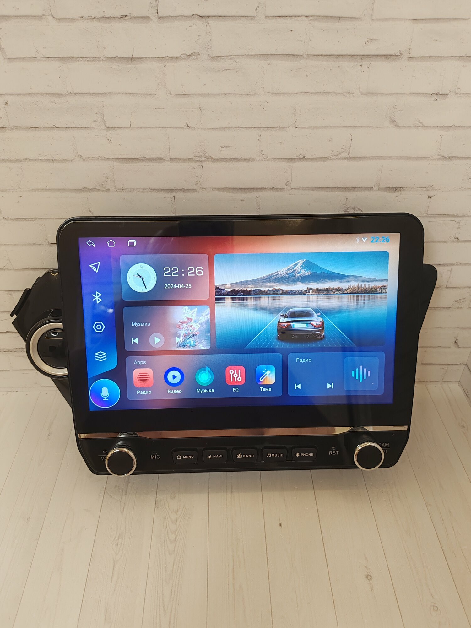 Магнитола андроид с крутилками для Kia Rio-3 2011-17г/ 4+64гб/Android-Auto/CarPlay