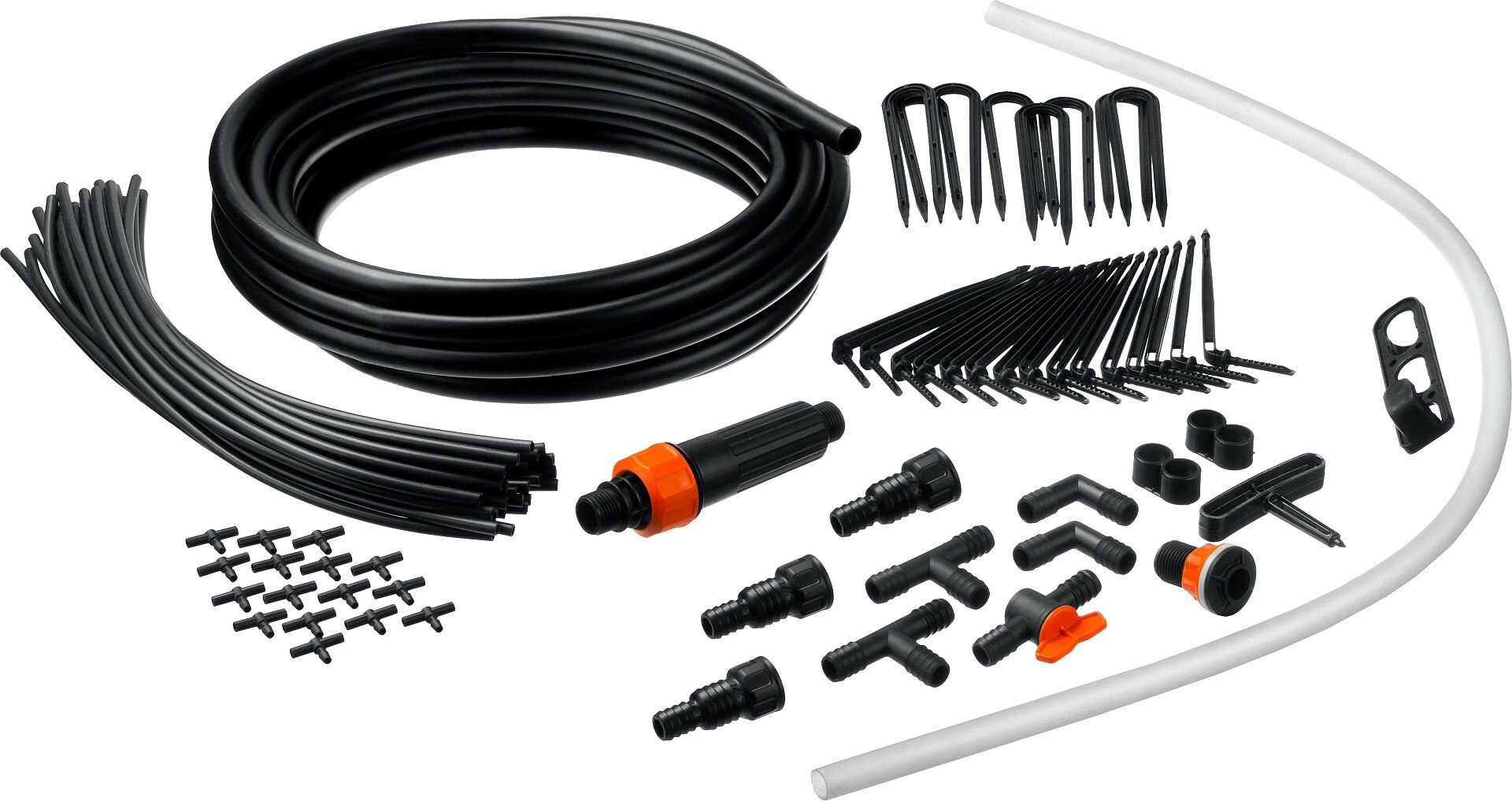 Шланг магистральный GRINDA 1/2", 9 м, уровневая трубка, 4 л/ч, система капельного полива на 30 растений 425272-30