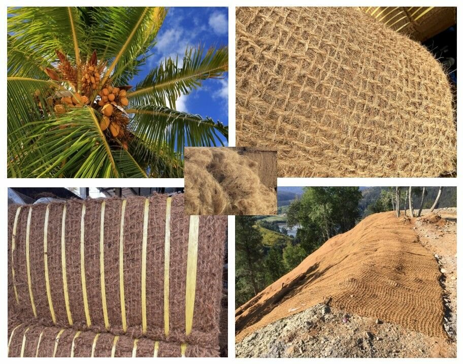 Кокосовое полотно рулоны 1 метр на 20 метров