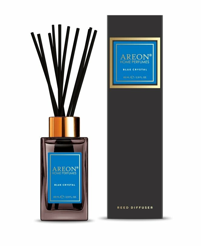 Аромадиффузор с палочками Areon Home Perfumes 85ml Premium Blue Crystal
